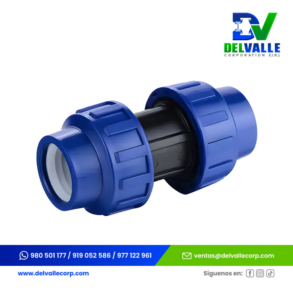 Enlace Recto HDPE - Del Valle Corporation E.I.R.L